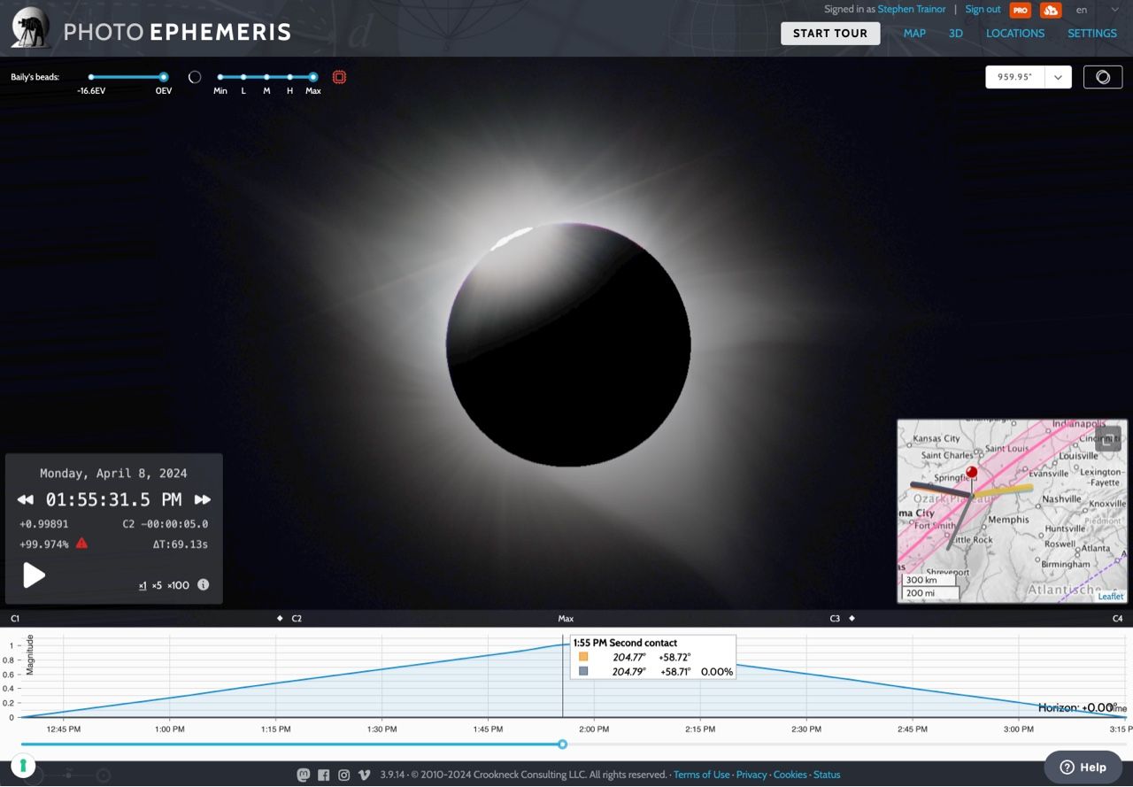 Solar and Lunar Eclipses - Photo Ephemeris